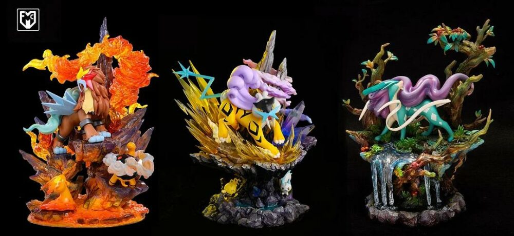 Raikou - Pokemon Resin Statue - MFC Studios [In Stock] - FIGURETOPIA