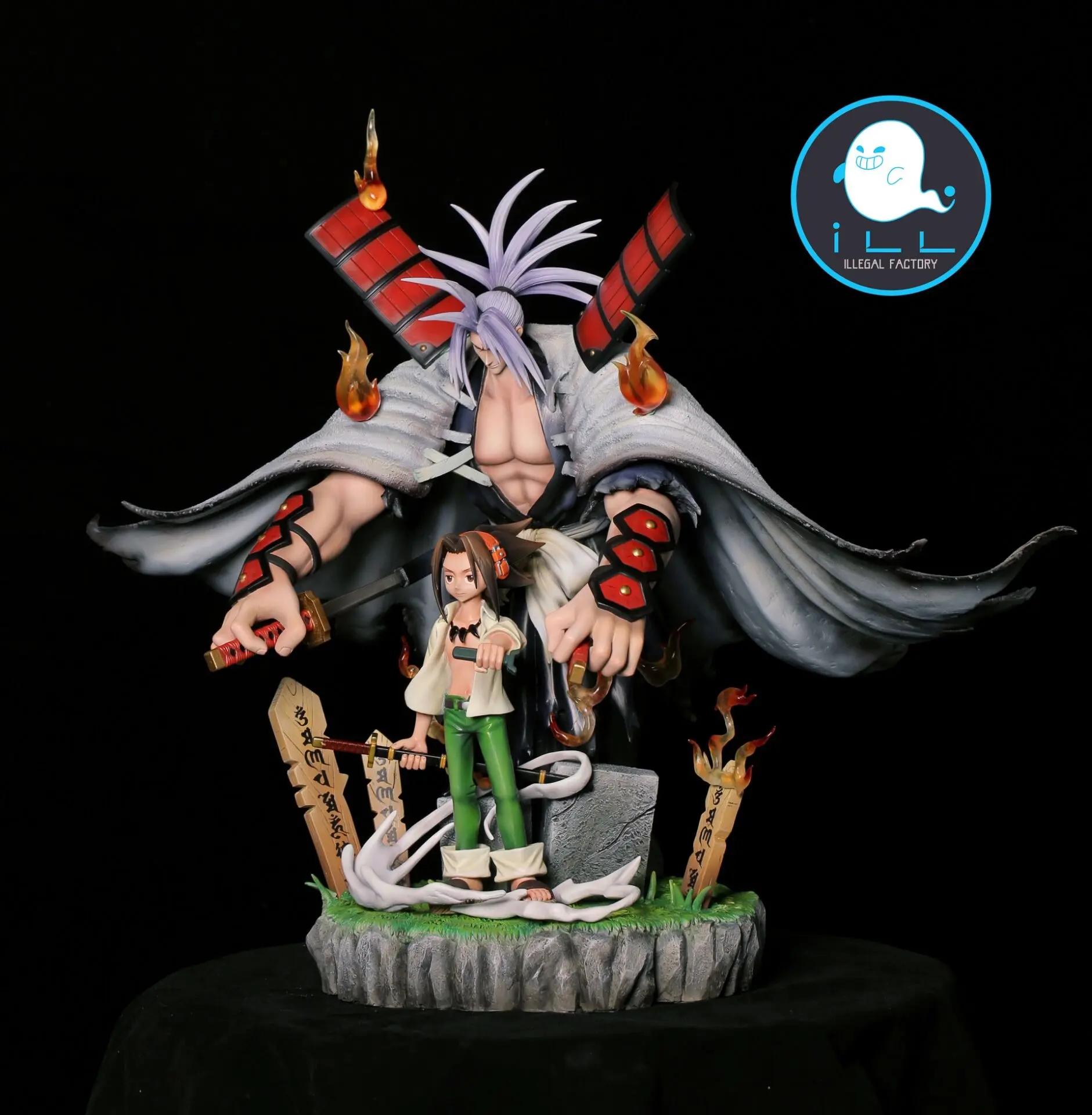 Yoh Asakura & あみだまる - Shaman King Resin Statue - iLL ILLEGAL FACTORY ...