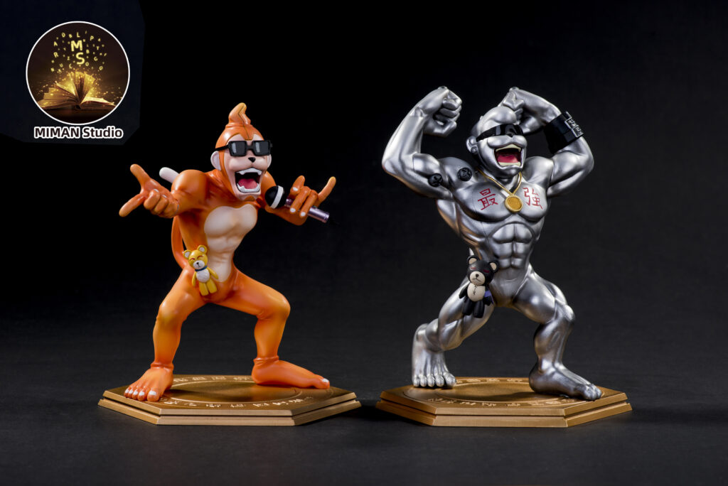 Etemon & Metal Etemon - Digimon Resin Statue - MIMAN Studios - FIGURETOPIA