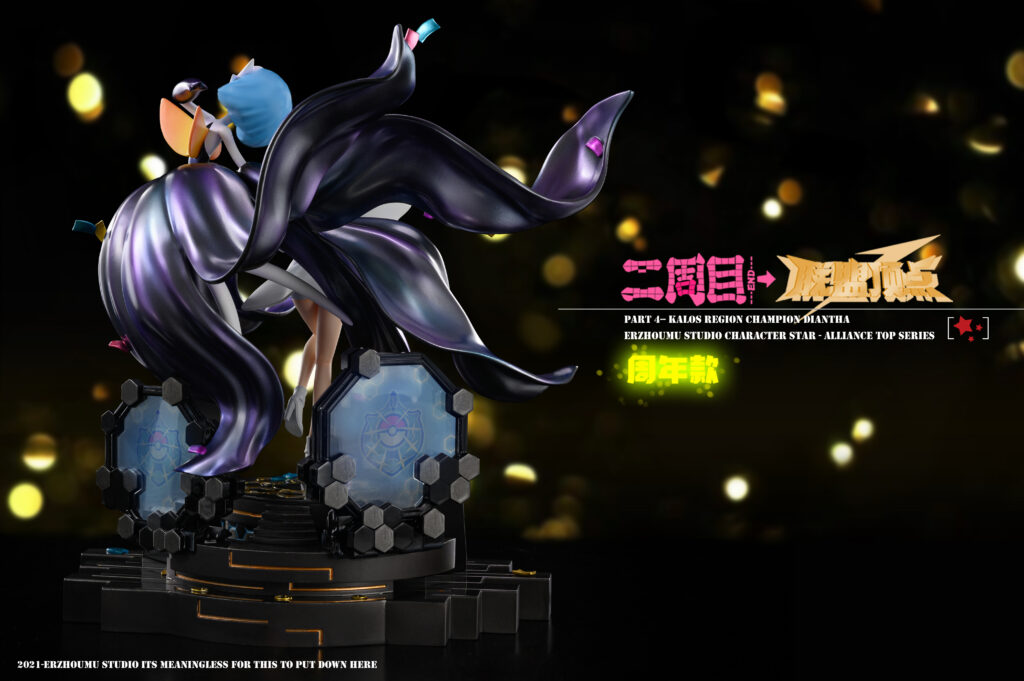Champion Diantha & Gardevoir - Pokemon League Series - Pokemon Resin ...