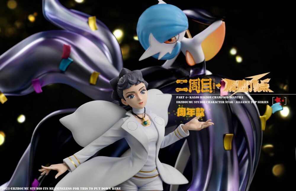 Champion Diantha & Gardevoir - Pokemon League Series - Pokemon Resin ...