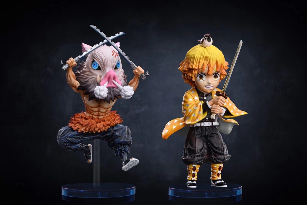 Timid Zenitsu Agatsuma - Demon Slayer: Kimetsu No Yaiba Resin Statue ...