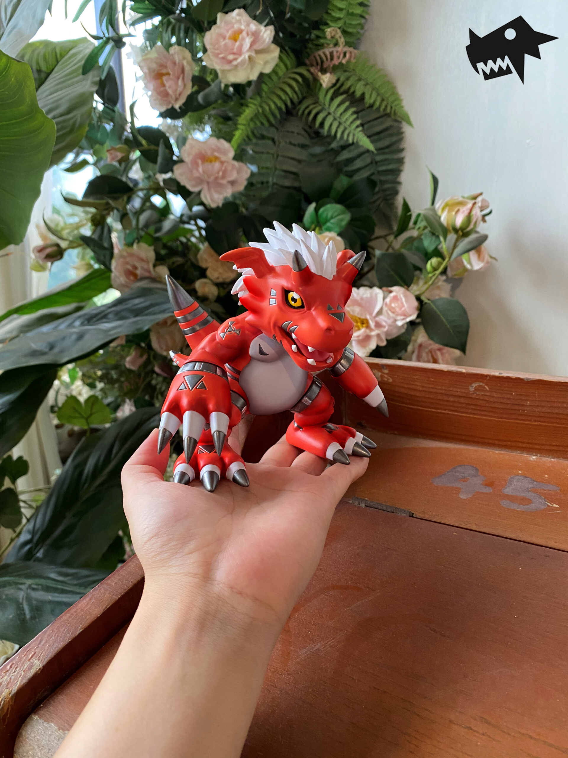 SD Scale Guilmon & Growmon & Megalo Growmon - Digimon Resin Statue - T1 ...