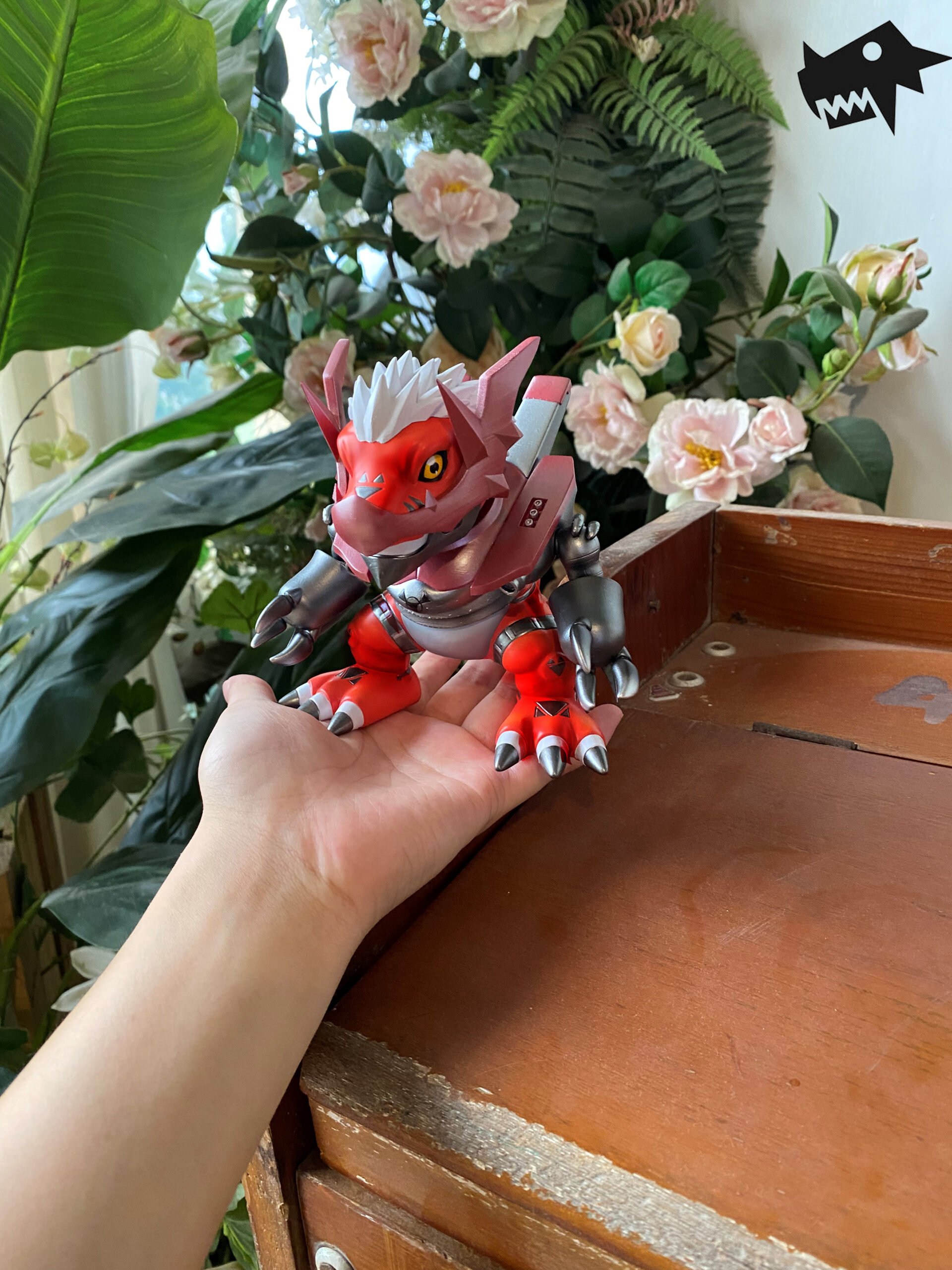 SD Scale Guilmon & Growmon & Megalo Growmon - Digimon Resin Statue - T1 ...