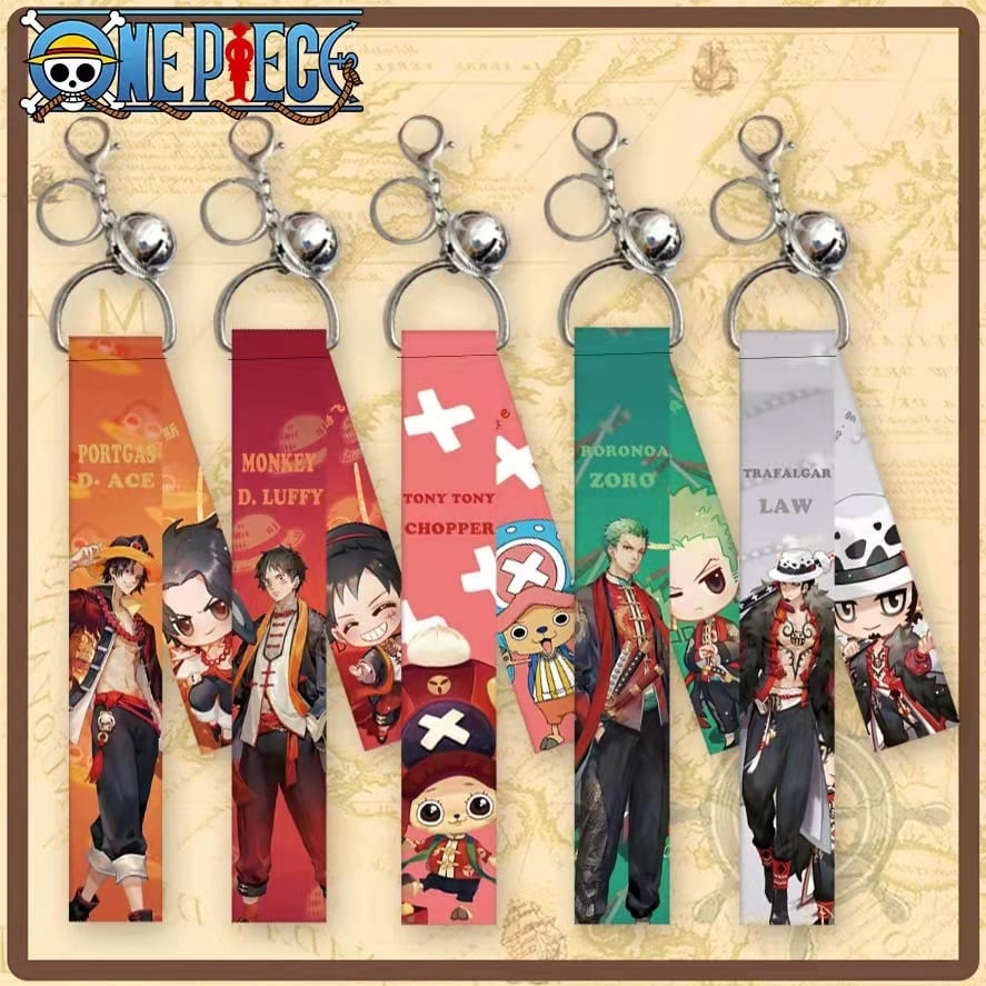 Character of ONE PIECE Streamer Bell Key Chain - Free Shipping - ONE ...
