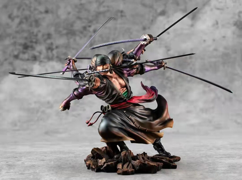 POP MAX Scale Roronoa Zoro with Kiki Kyutoryu: Ashura - ONE PIECE ...