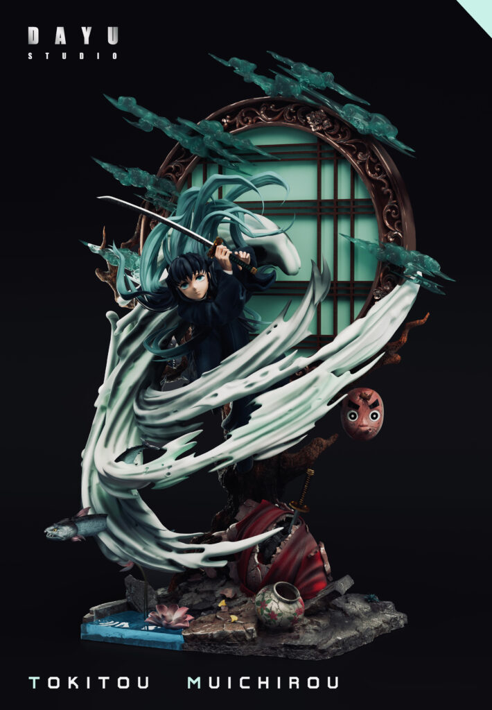 Muichiro Tokito with LED - Demon Slayer: Kimetsu no Yaiba Resin Statue ...