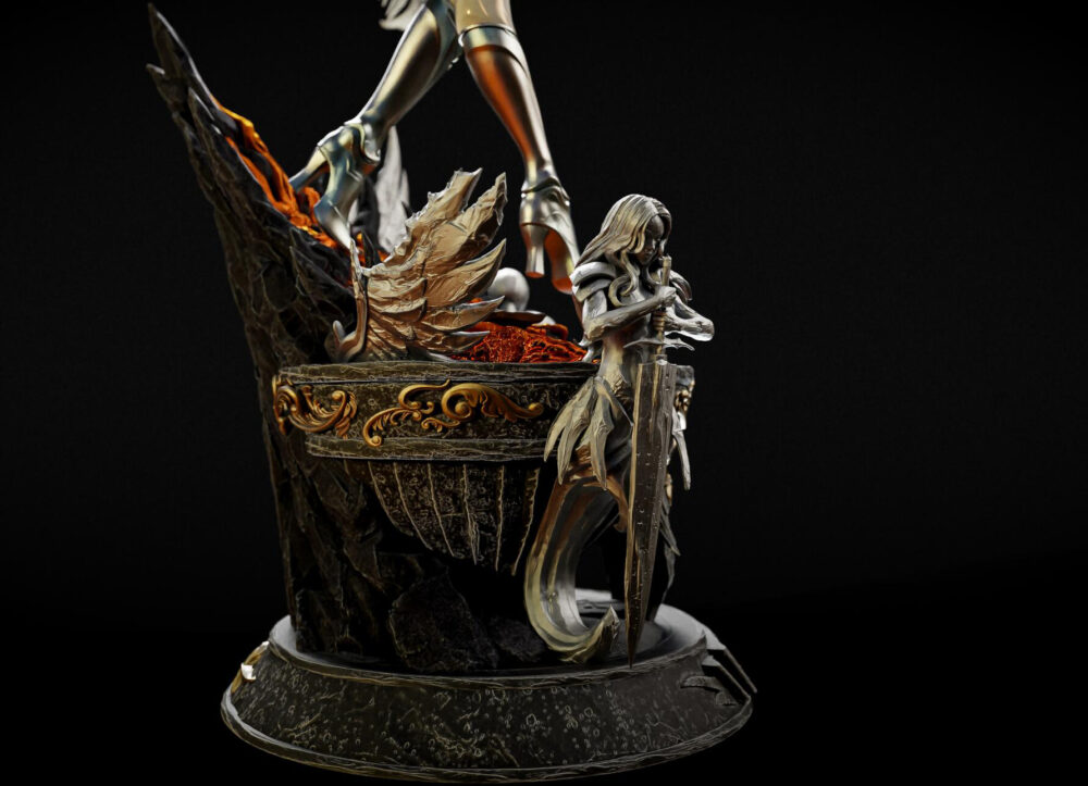 Teresa - Claymore Resin Statue - Towering Model Studio [In Stock ...