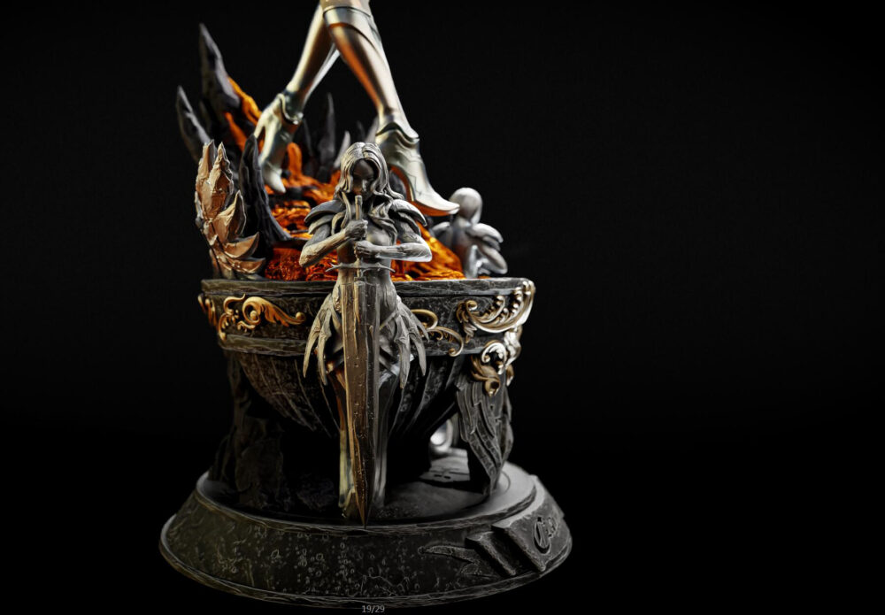 Teresa - Claymore Resin Statue - Towering Model Studio [In Stock ...