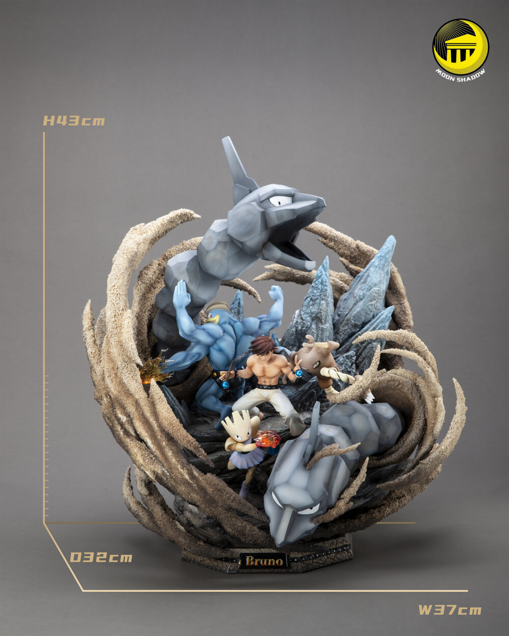 Elite Four Series 003 Bruno - Pokemon Resin Statue - Moon Shadow ...