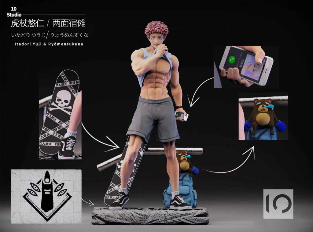 1/6 Scale Yuji Itadori & Ryomen Sukuna - Jujutsu Kaisen Resin Statues ...