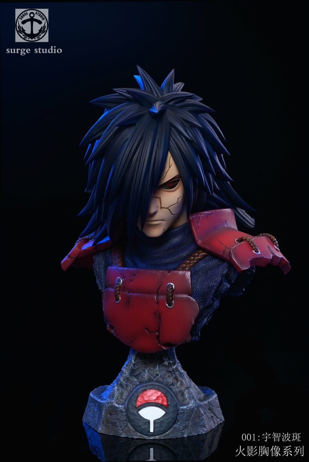 1/4 Scale Uchiha Madara Bust Statue - Naruto Resin Statue - SURGE Studios [In Stock] - FIGURETOPIA