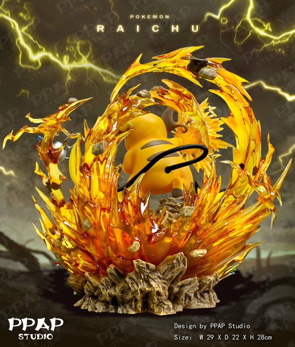 Evolution Series Pikachu Family & Elekid - Pokemon Resin Statue - PPAP ...