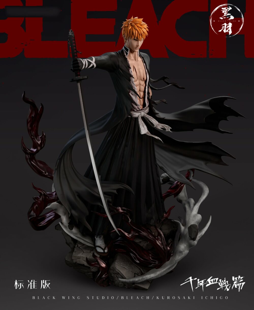 1/6 Scale Ichigo Kurosaki - Bleach Resin Statue - BlackWing Studios [In ...