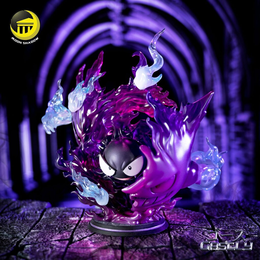 Evolution Series Gastly evolute to Gengar with LED - Pokemon Resin ...