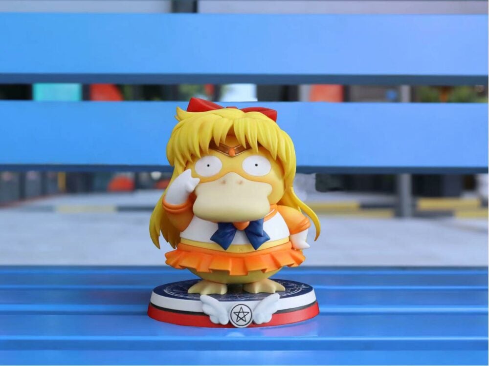 Sailor Venus Cosplay Psyduck - Sailor Moon Pokemon Resin Statue - YAYA ...