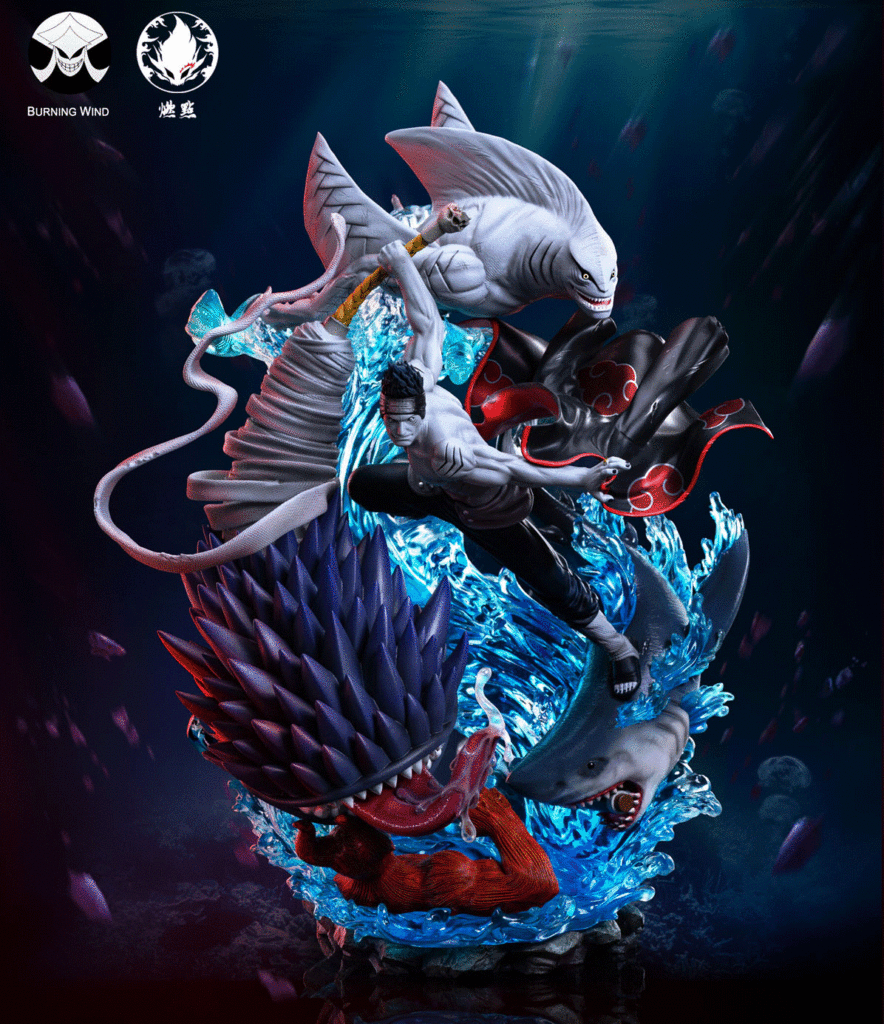1/7 Scale Akatsuki 002 Hoshigaki Kisame - Naruto Resin Statue - Burning ...