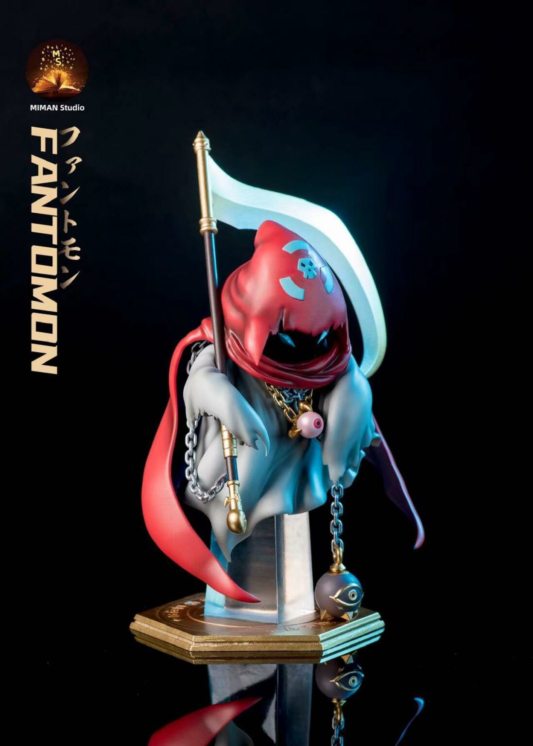 Phantomon & Ogremon - Digimon Resin Statue - MIMAN Studios - FIGURETOPIA