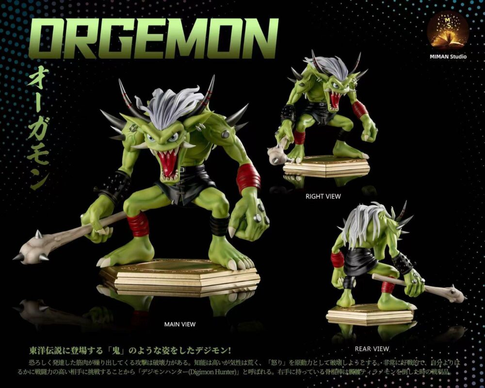 Phantomon & Ogremon - Digimon Resin Statue - MIMAN Studios - FIGURETOPIA