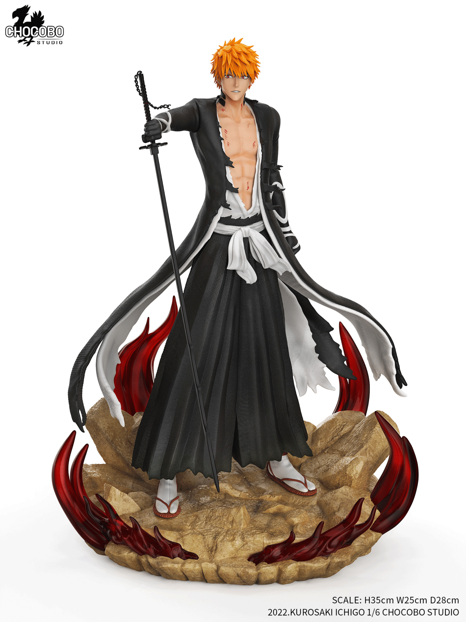 1/6 Scale Quincy Blood War Ichigo Kurosaki - Bleach Resin Statue ...