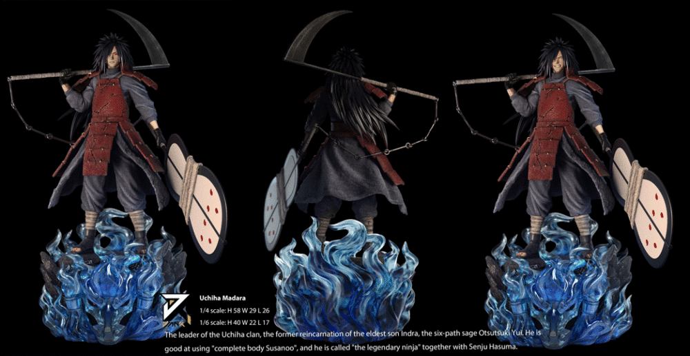 1/4 & 1/6 Scale Madara Uchiha - Naruto Resin Statue - JK Studios [In ...