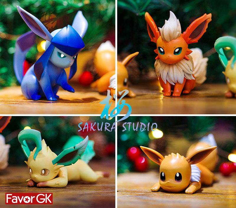 Four Season of Eevee Family - Pokemon Resin Statue - SAKURA Studio [In ...