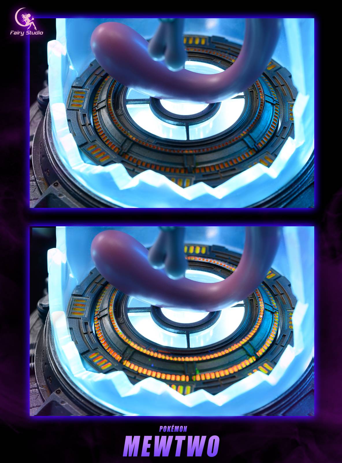 Legendary Pokemon Series Armor Mewtwo with LED - Pokemon Resin Statue ...