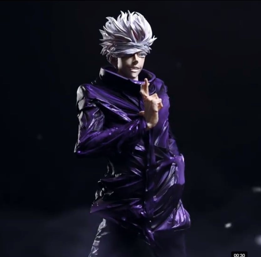 Satoru Gojo & Satoru Gojo Bust Statue - Jujutsu Kaisen Resin Statue ...