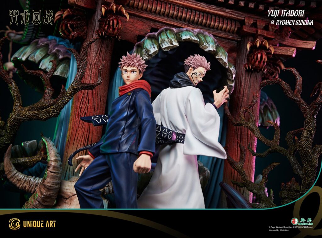 Licensed Yuji Itadori & Ryomen Sukuna - Jujutsu Kaisen Resin Statue ...