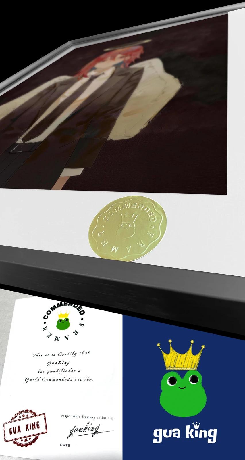 A3 & 4K Size Angel Devil Decorative Painting - Chainsaw Man Decoration ...