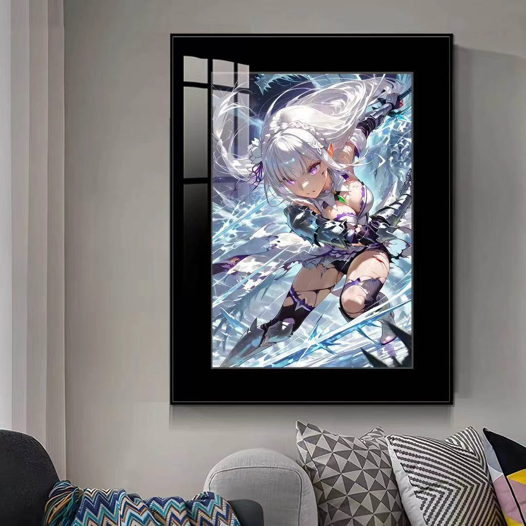Battle Mode Emilia Decorative Painting - Re:Starting Life From Zero in ...