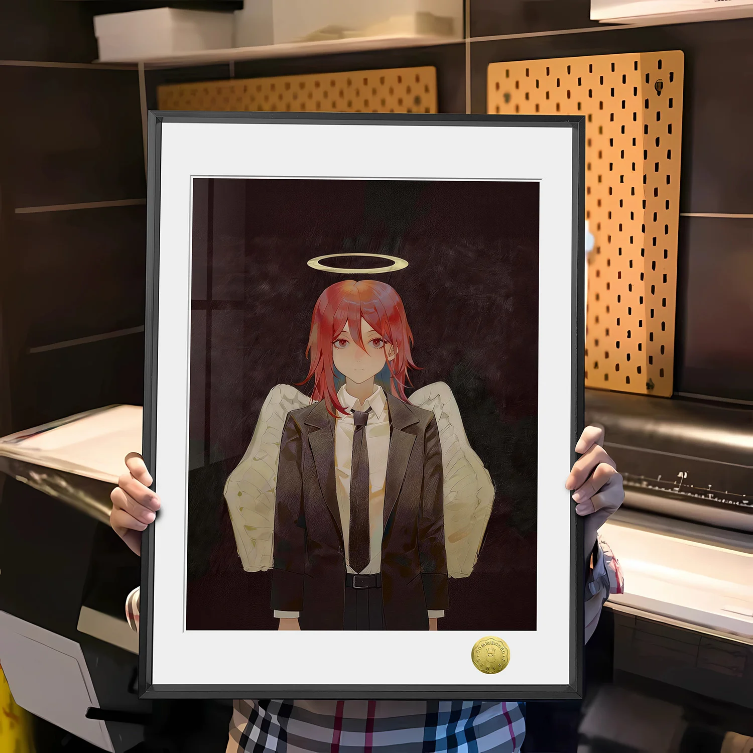 A3 & 4K Size Angel Devil Decorative Painting - Chainsaw Man Decoration ...