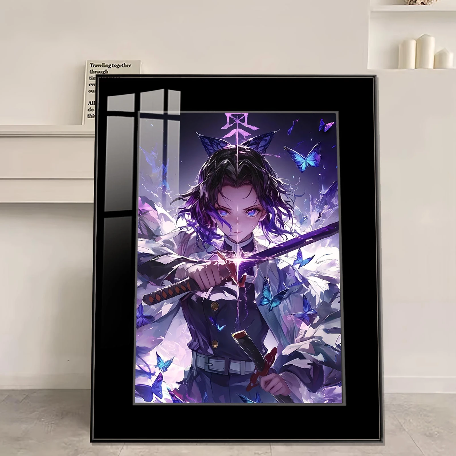 Holding Sword Shinobu Kocho Decorative Painting - Demon Slayer: Kimetsu ...